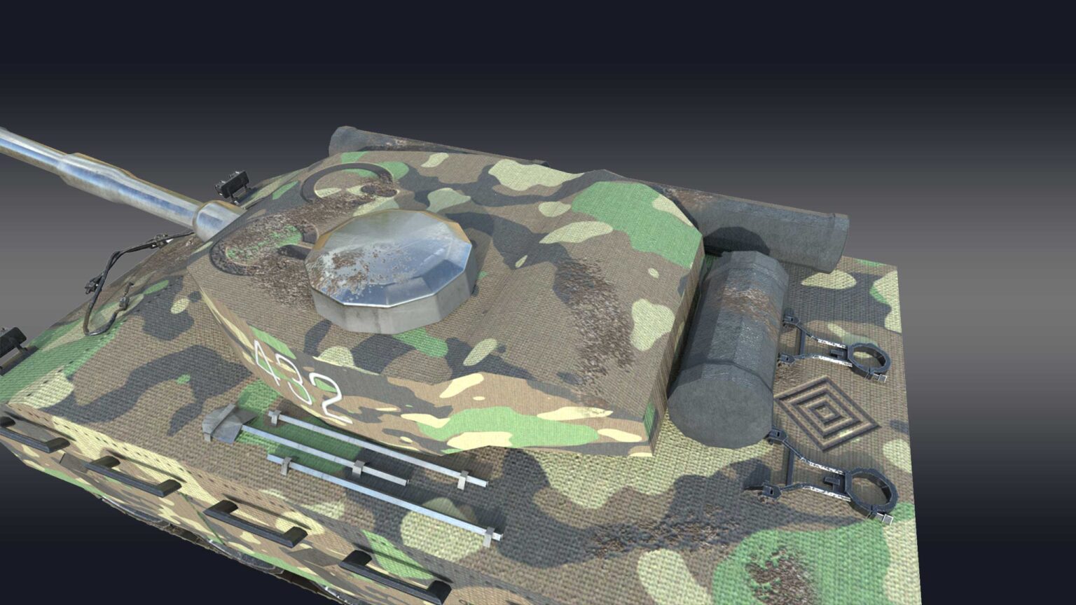 Panzer Tank 3D Model - Animatics Asset Store