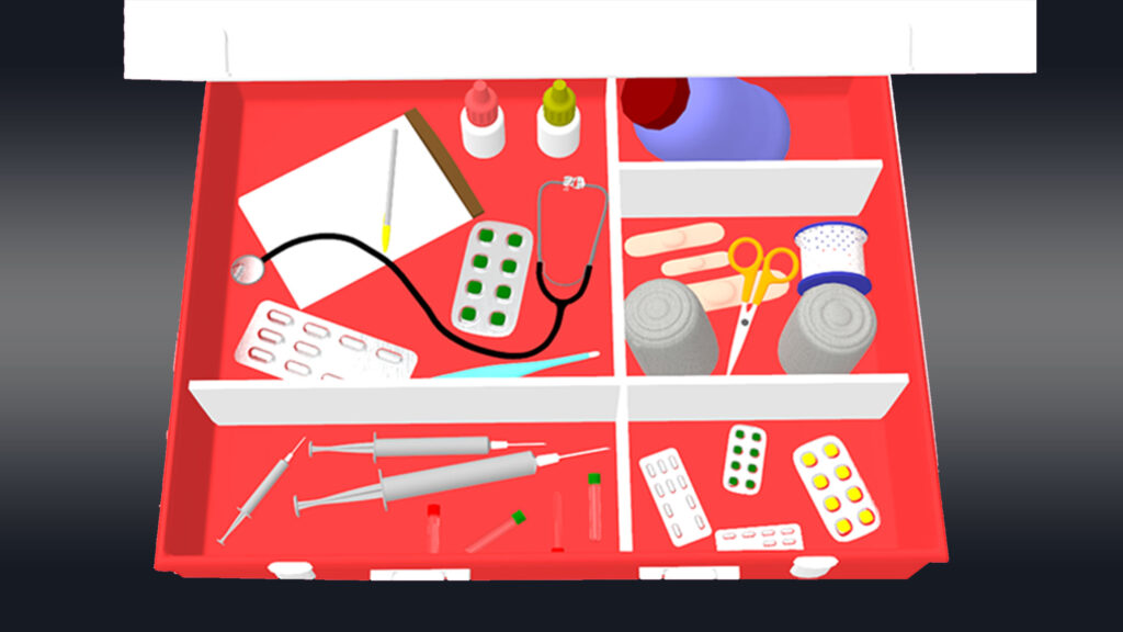 First Aid Box 3D Model - Animatics Asset Store