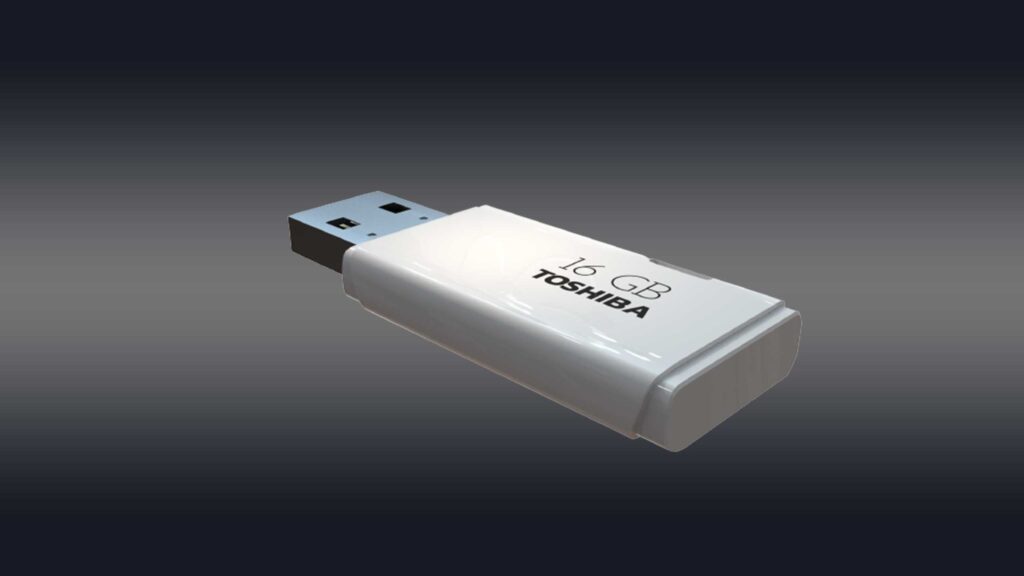 3D USB Flash Drive - Animatics Asset Store