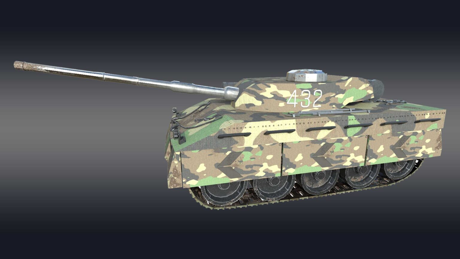 Panzer Tank 3D Model - Animatics Asset Store