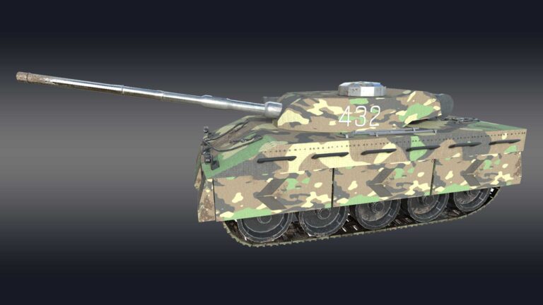 Panzer Tank 3D Model - Animatics Asset Store