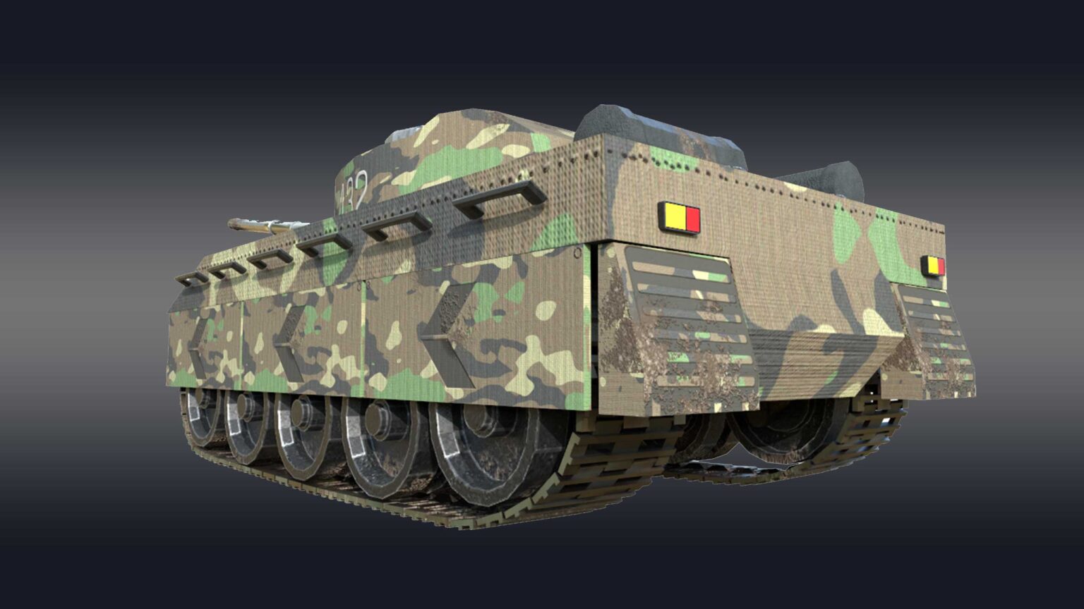 Panzer Tank 3D Model - Animatics Asset Store