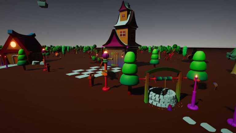 3D Low poly Environment - Fantasy - Animatics Asset Store