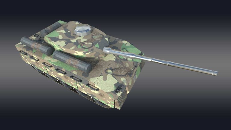 Panzer Tank 3D Model - Animatics Asset Store