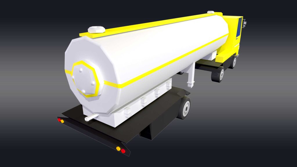 Cartoon Tanker 3D Model - Animatics Asset Store