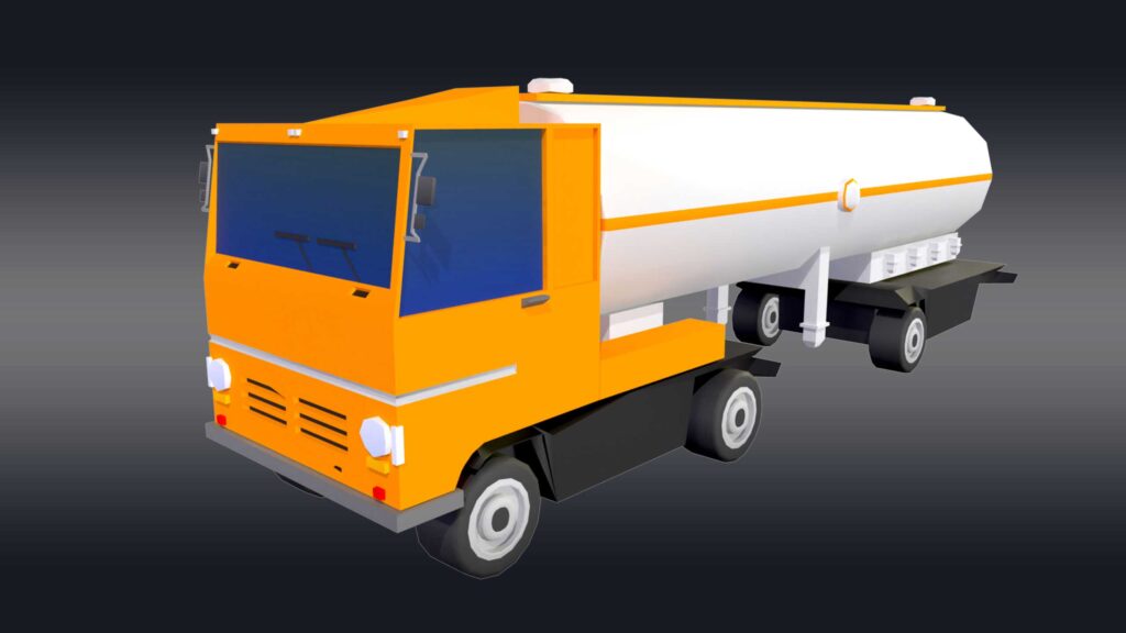 Cartoon Tanker 3D Model - Animatics Asset Store