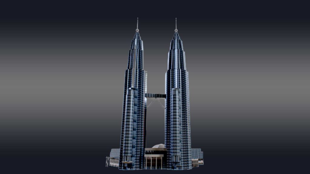 Petronas Twin Towers 3D Model - Animatics Asset Store