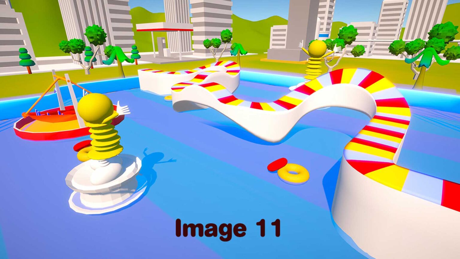 City Water Park 3D Environment - Animatics Asset Store