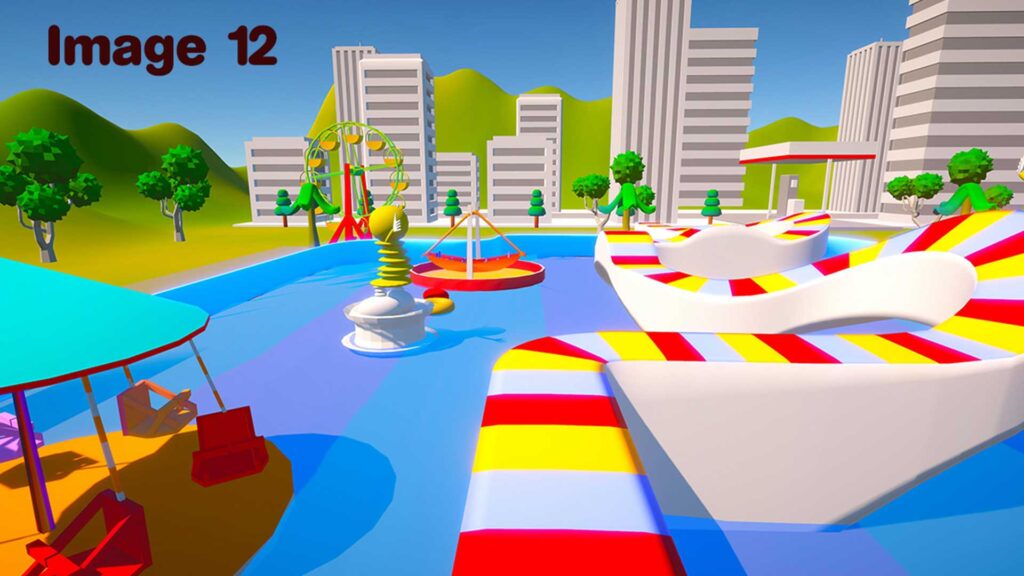City Water Park 3D Environment - Animatics Asset Store