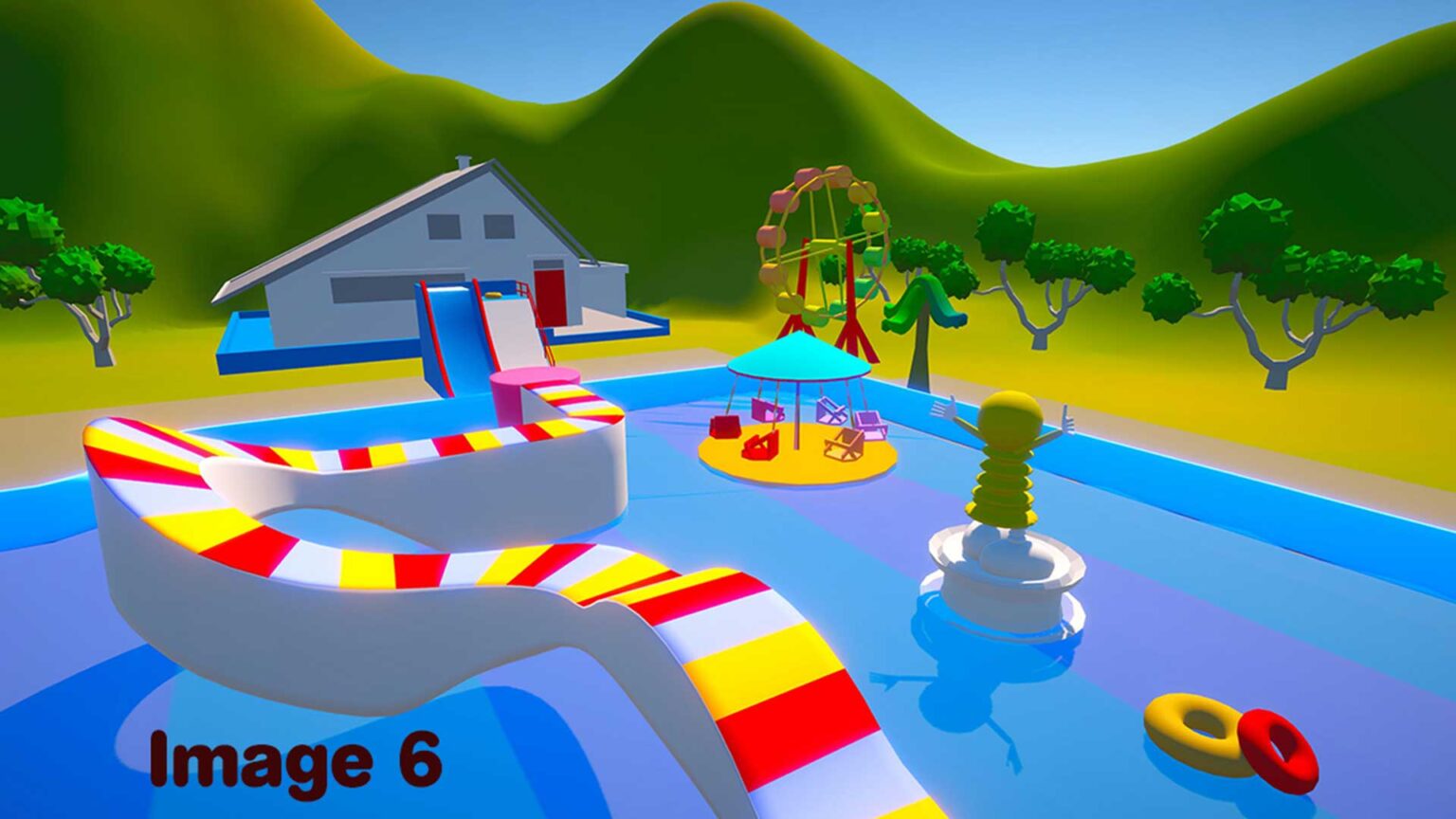 City Water Park 3D Environment - Animatics Asset Store