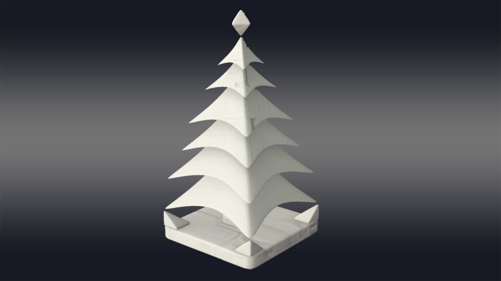 Stylized Christmas Tree 3D Model - Animatics Asset Store