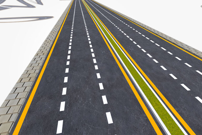 Street Roads 3D Model - Animatics Asset Store