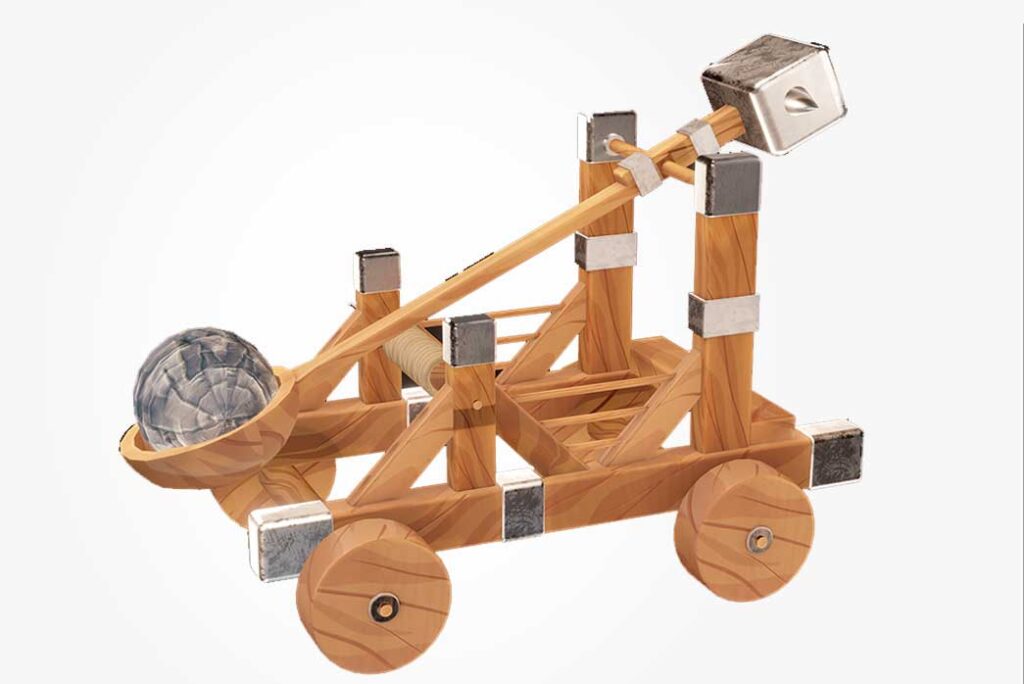 Medieval Catapult 3D Model - Animatics Asset Store