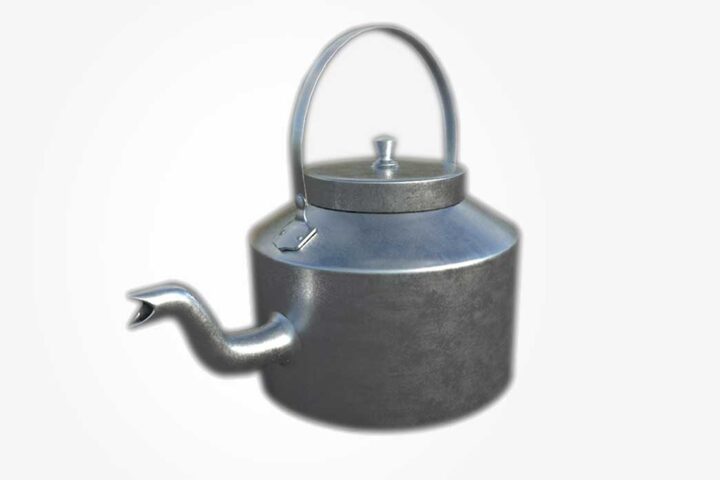 Kettle Low Poly 3D Model - Animatics Asset Store