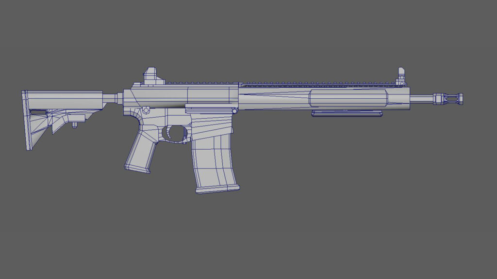 Troy Gun 3D Model - Animatics Asset Store