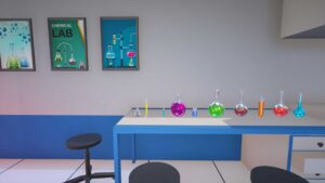3D Laboratory Interior With Props - Animatics Asset Store
