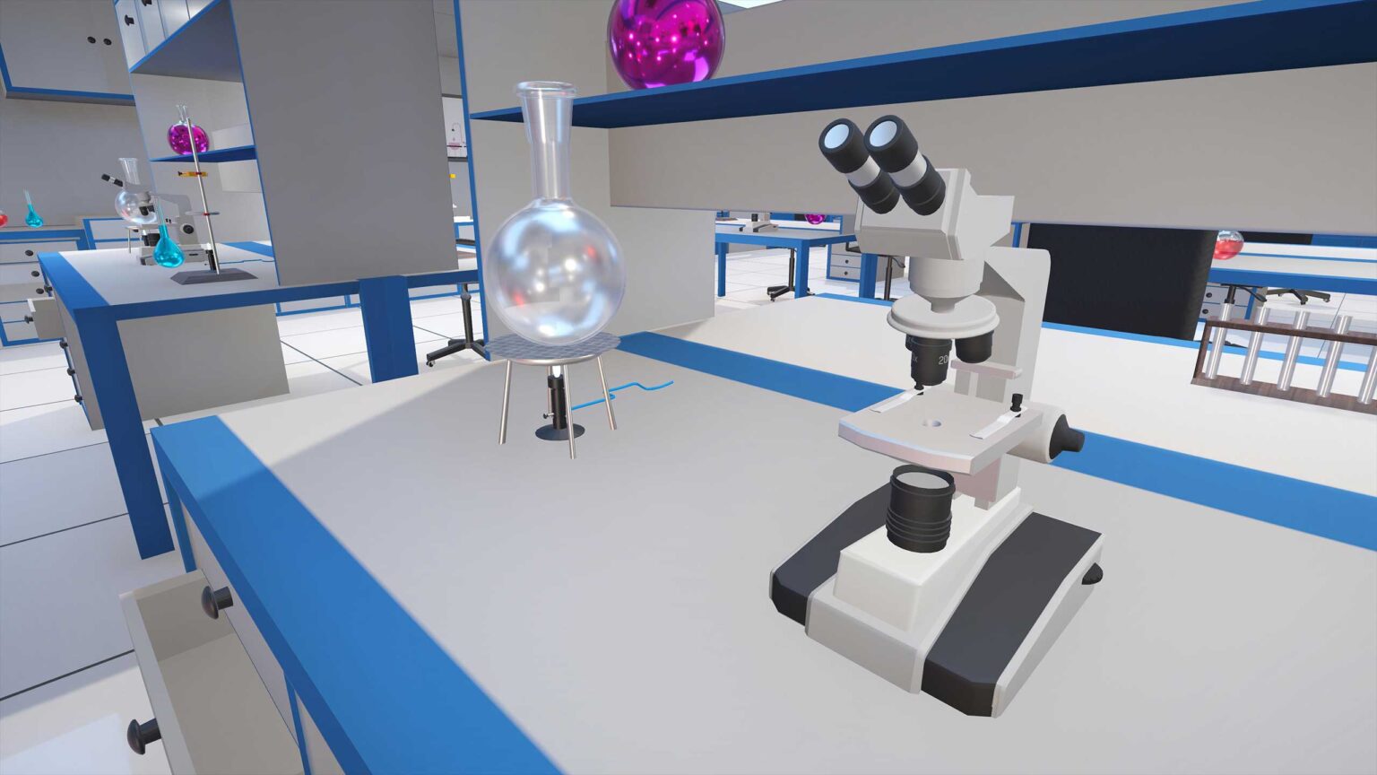 3D Laboratory Interior With Props - Animatics Asset Store