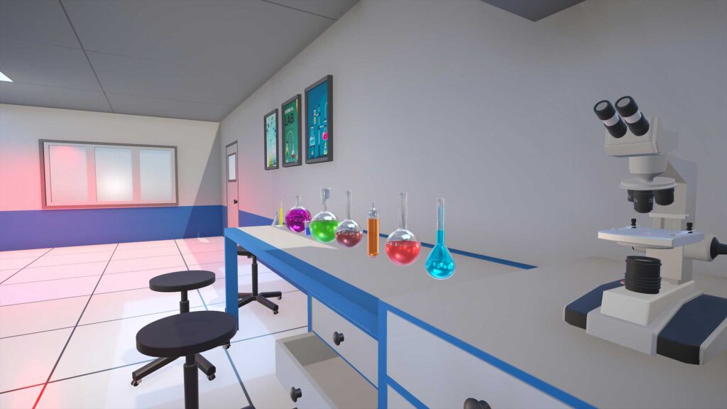 3D Laboratory Interior With Props - Animatics Asset Store