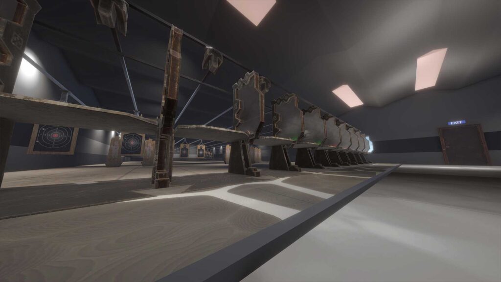 3D Shooting Range Interior - Animatics Asset Store