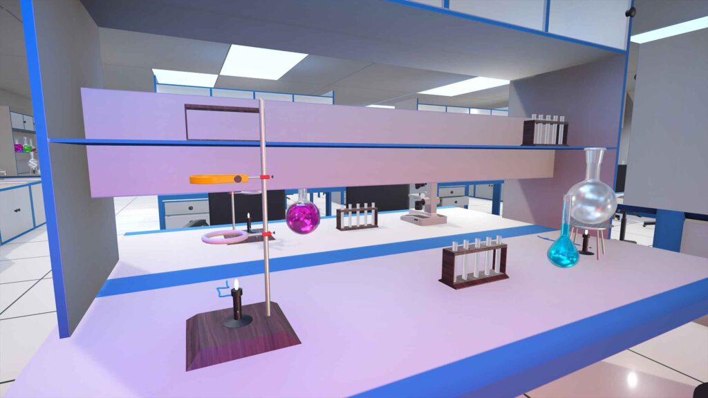 3D Laboratory Interior With Props - Animatics Asset Store