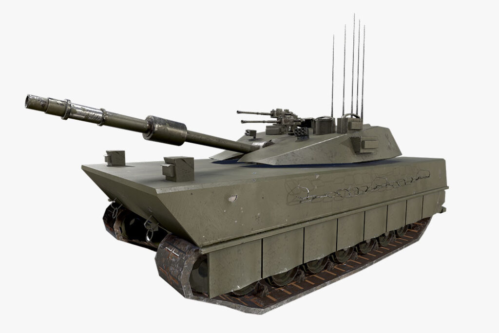 M1 Abrams Tank 3D Model - Animatics Asset Store