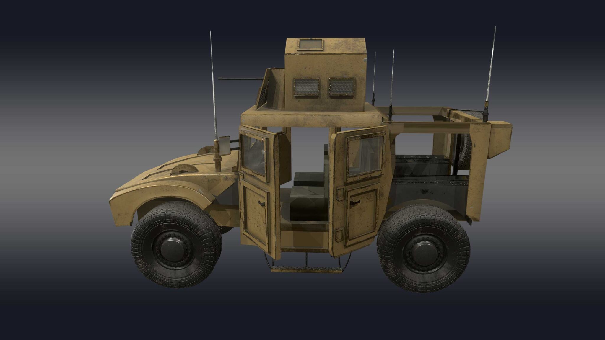 Armored Vehicle 3D Model - Animatics Asset Store