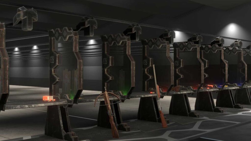 Shooting Range with Guns Pack - Animatics Asset Store