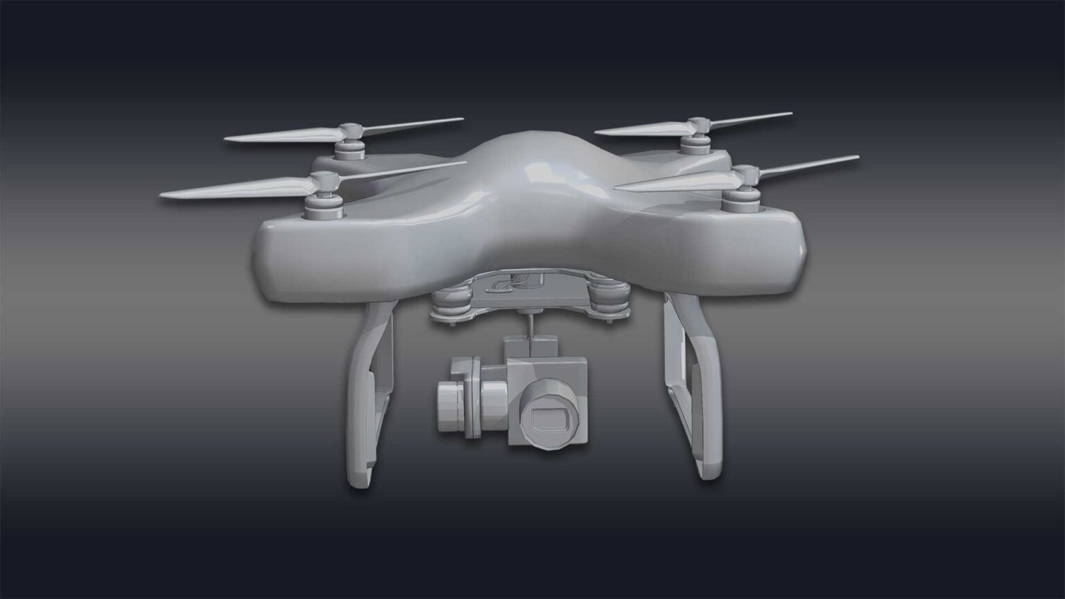 Generic Drone 3D Model - Animatics Asset Store
