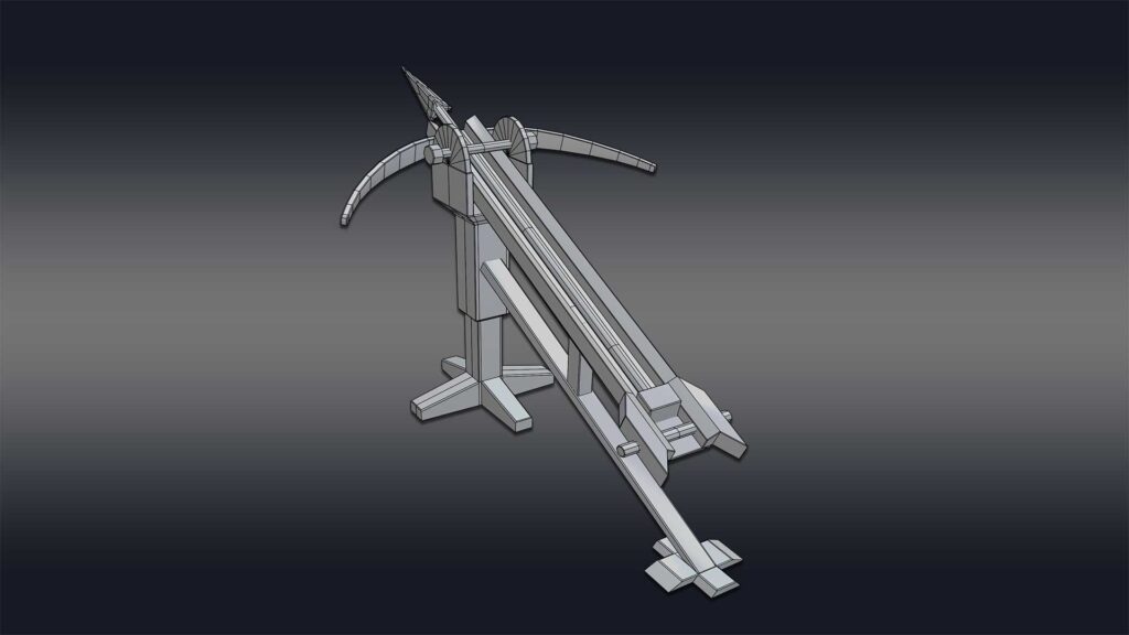 3D Ballista Bow Model - Animatics Asset Store