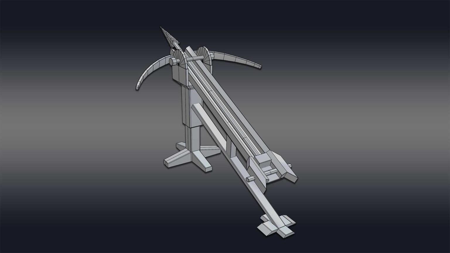3D Ballista Bow Model - Animatics Asset Store