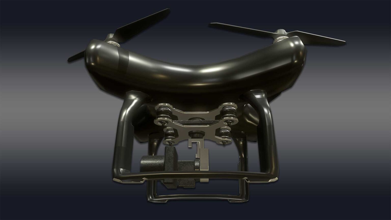 Generic Drone 3D Model - Animatics Asset Store