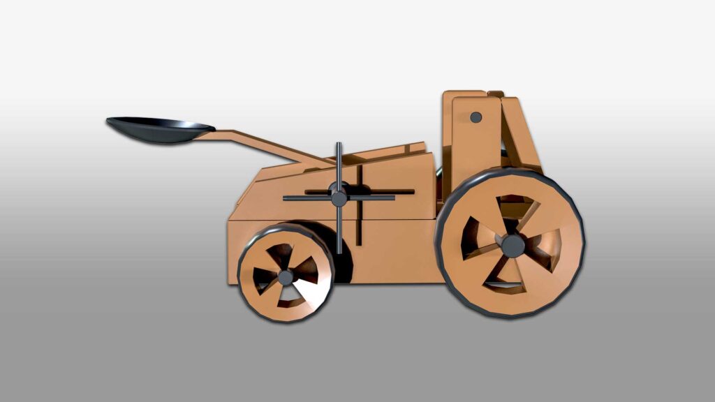 Medieval Catapult 3D Model - Animatics Asset Store