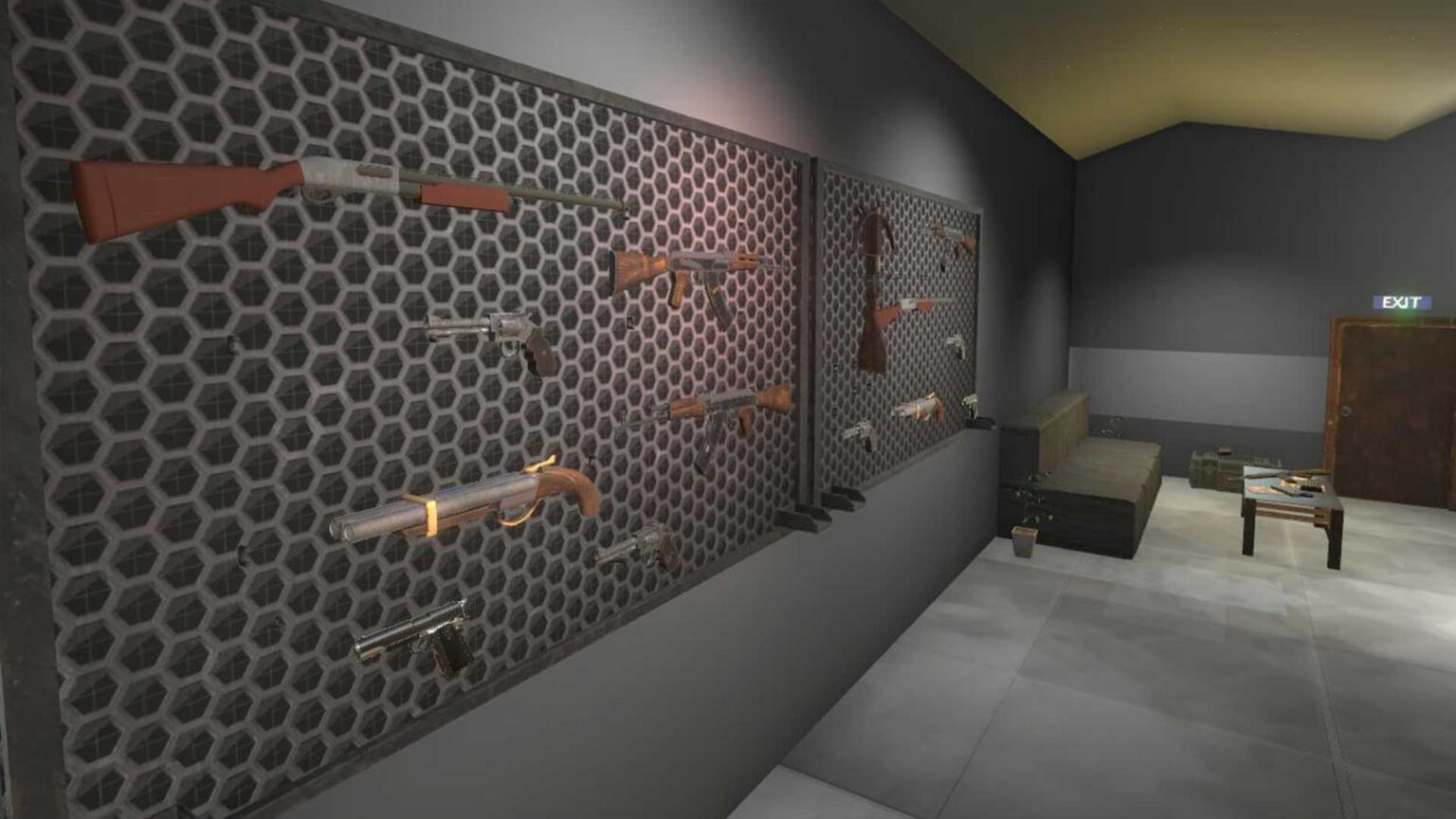 Shooting Range with Guns Pack - Animatics Asset Store