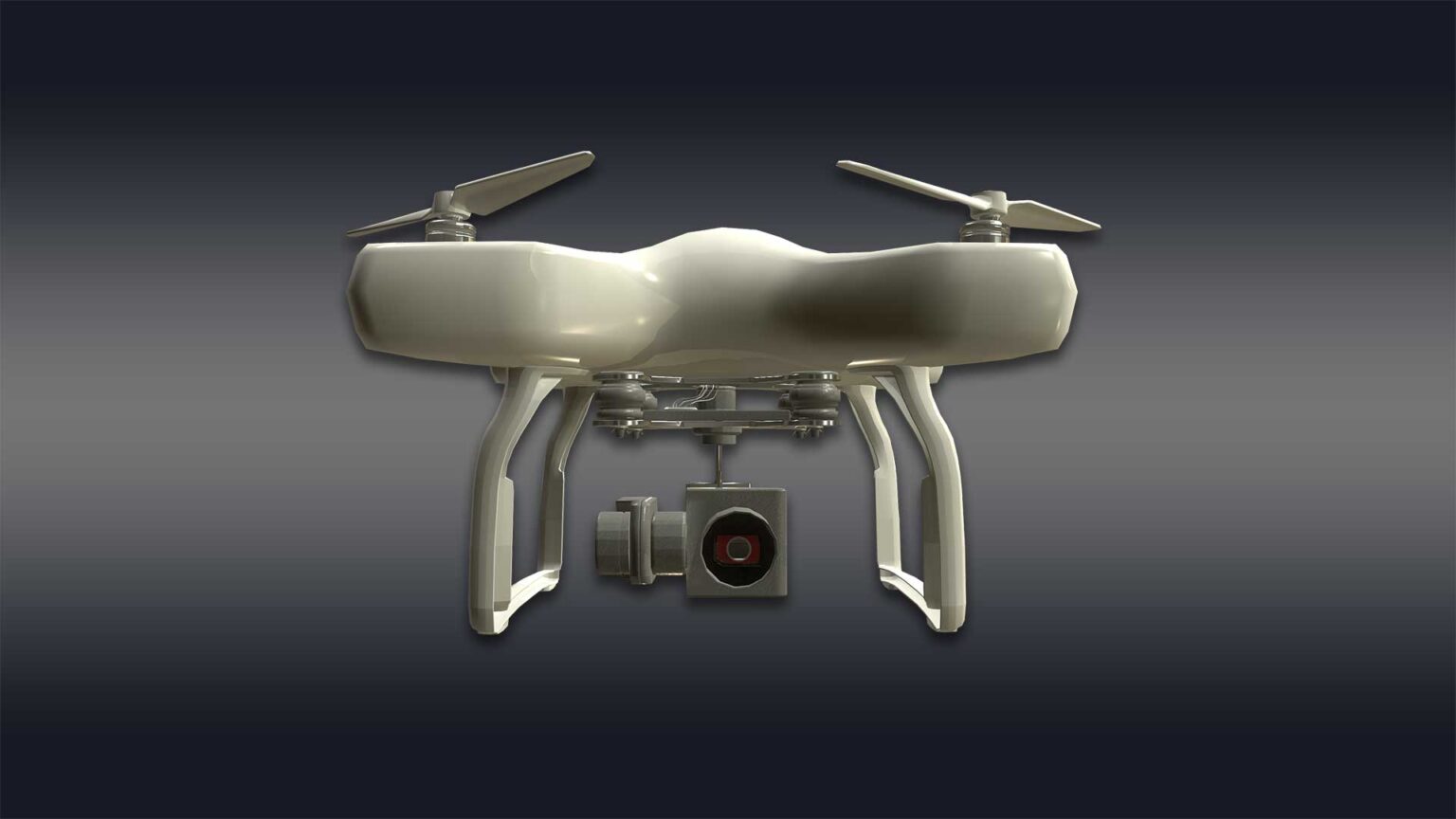Generic Drone 3D Model - Animatics Asset Store