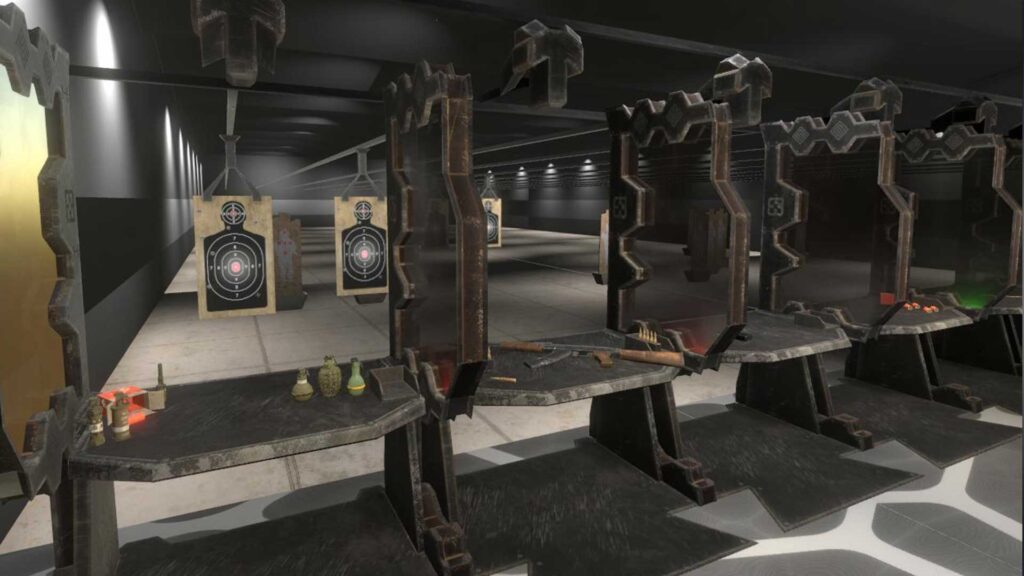Shooting Range with Guns Pack - Animatics Asset Store