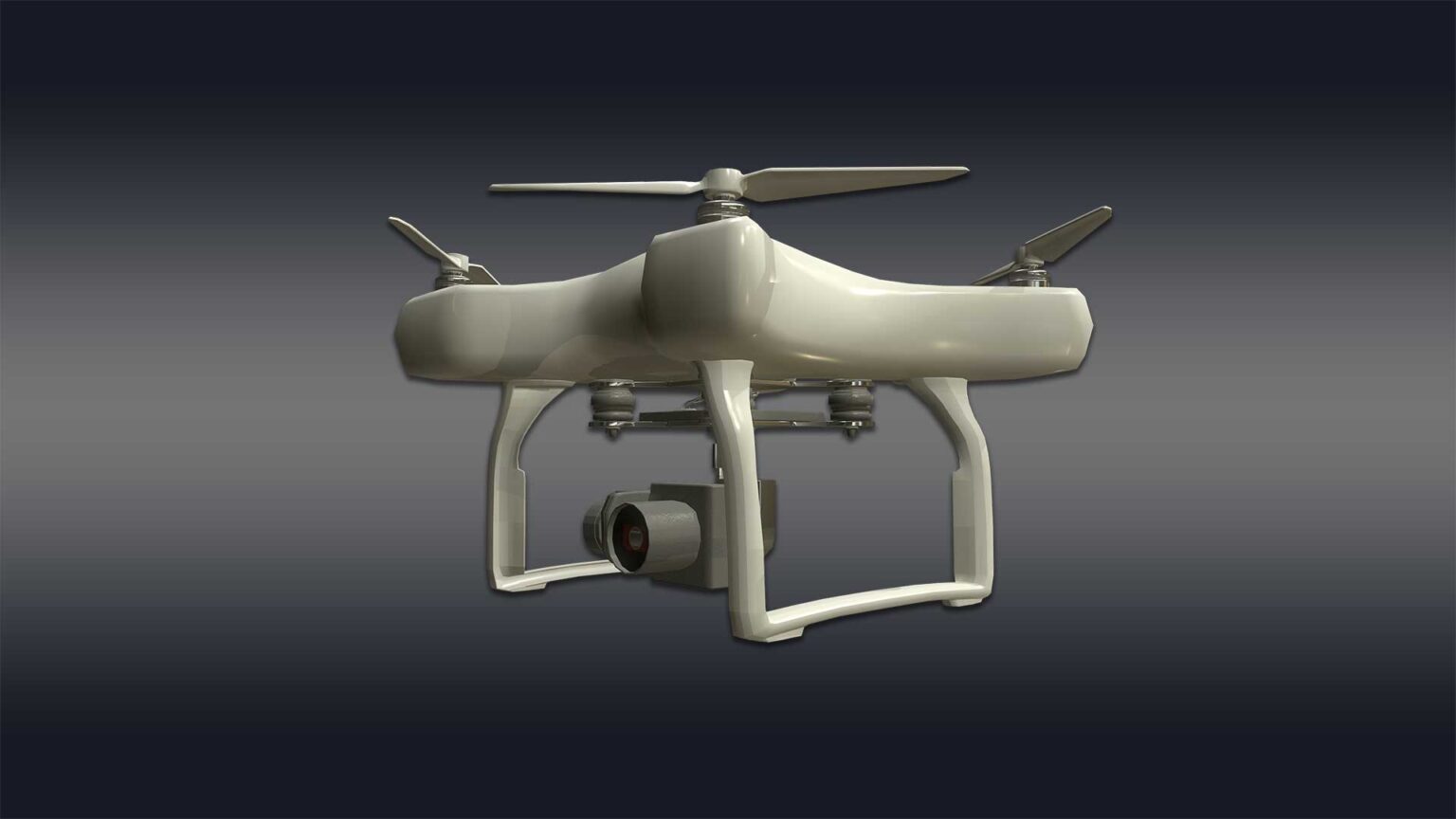 Generic Drone 3D Model - Animatics Asset Store