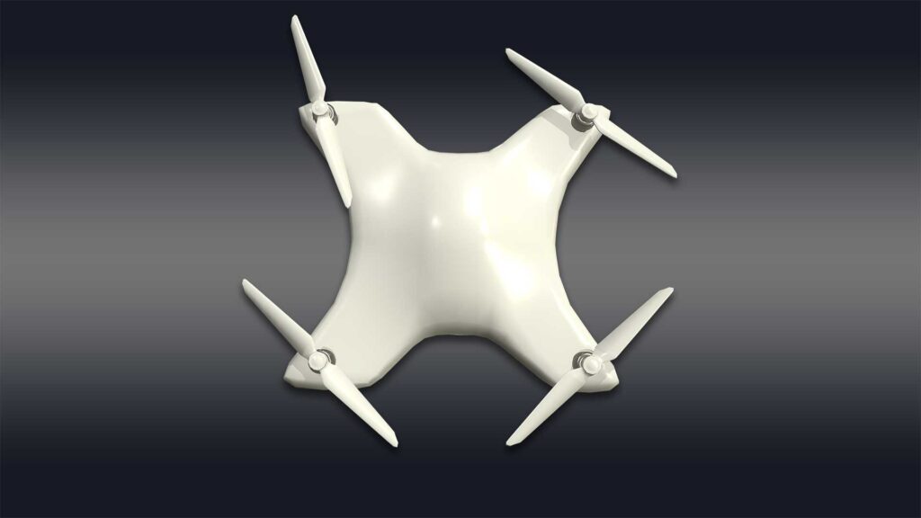Generic Drone 3D Model - Animatics Asset Store