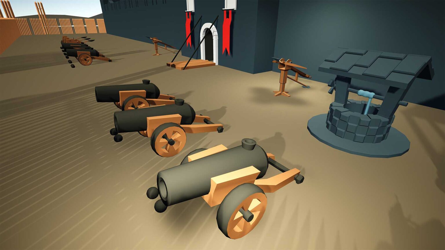 3d Medieval Castle Props - Stylized - Animatics Asset Store