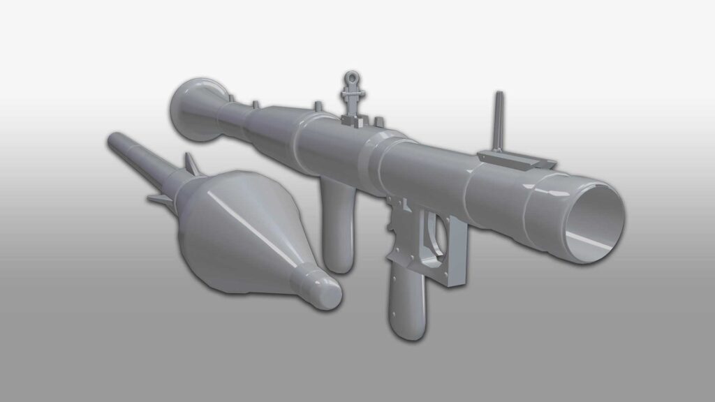 RPG Launcher 3D Model - Animatics Asset Store