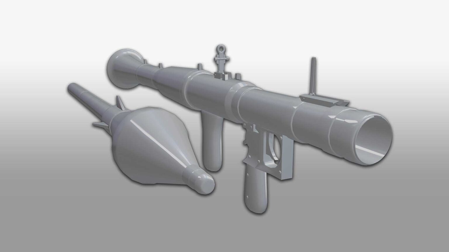 RPG Launcher 3D Model - Animatics Asset Store