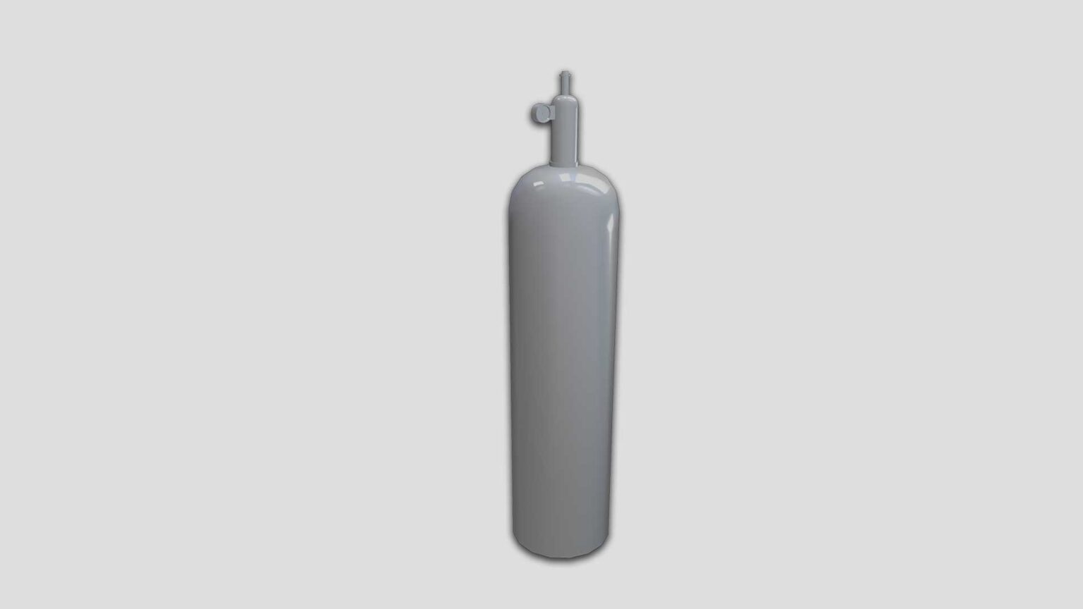 Oxygen Cylinder 3D Model - Animatics Asset Store