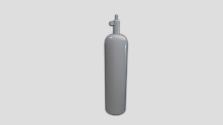 Oxygen Cylinder 3D Model - Animatics Asset Store