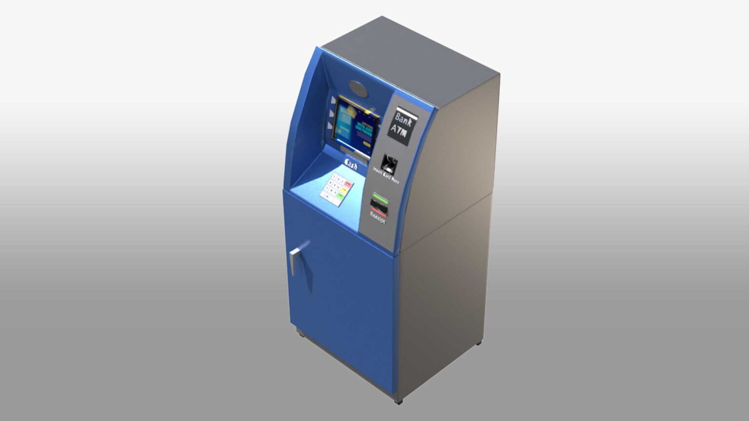 3D Automated Teller Machine - ATM - Animatics Asset Store