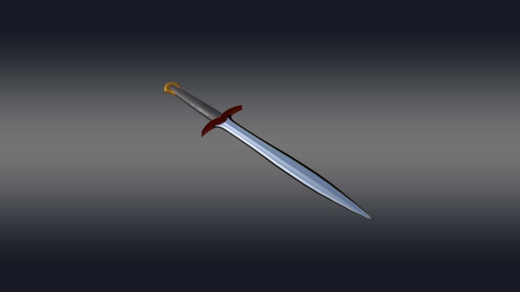 Cartoon Sword 3D Model - Animatics Asset Store